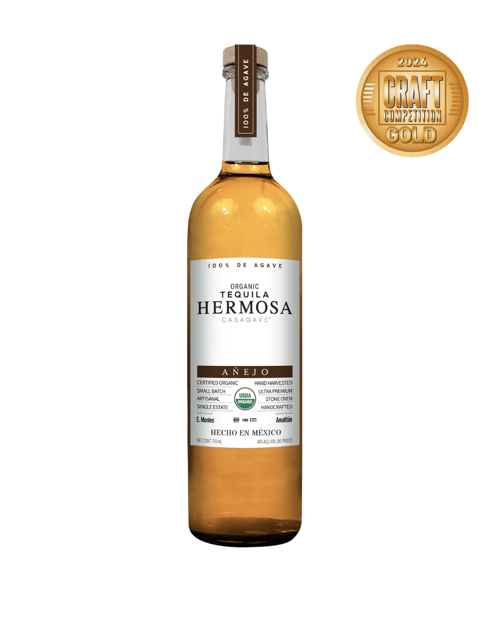 Hermosa Organic Tequila Añejo | ReserveBar