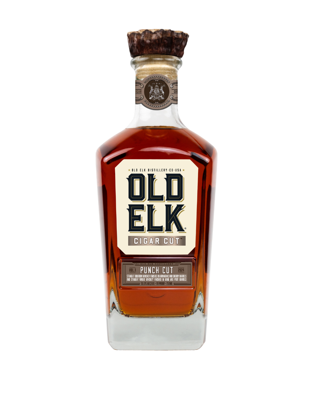 Old Elk Cigar Cut Punch Cut Straight Bourbon Whiskey | ReserveBar
